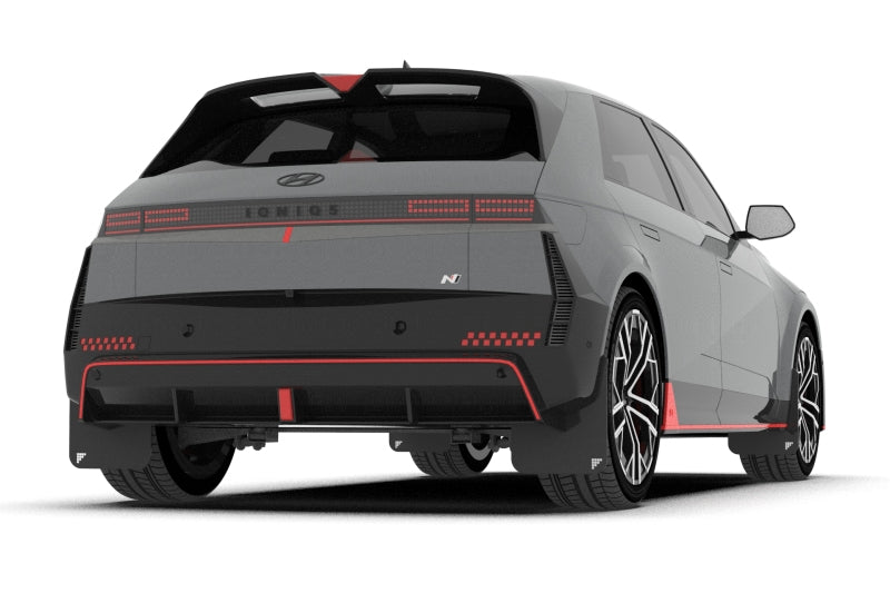 Rally Armor 2025 Hyundai Ioniq 5 N Black UR Mud Flap Light Blue Batter ...