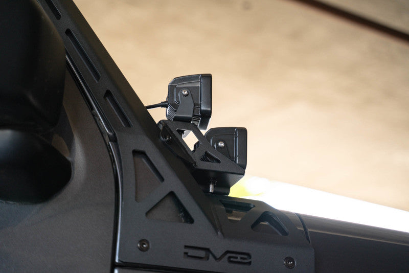 DV8 Offroad 2018+ Jeep Wrangler JLO A Pillar Dual Light Pod Mounts ...